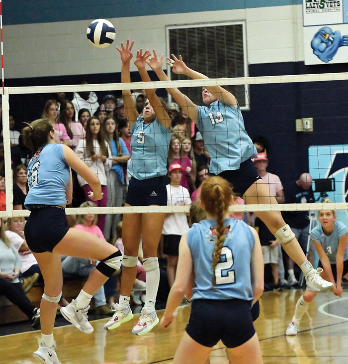 Photo gallery: Falcons ousted from volleyball playoffs after tough loss ...