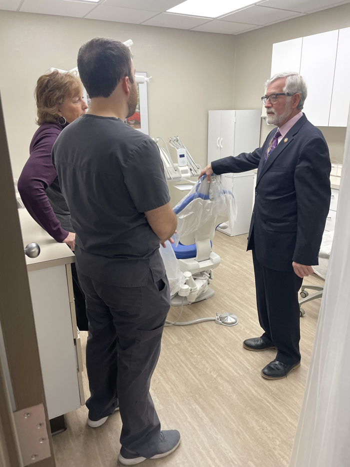 Warren visits Community Care Clinic | Salisbury Post