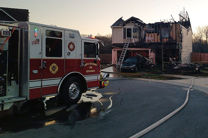 Family displaced after Granite Quarry fire; home total loss - Salisbury ...