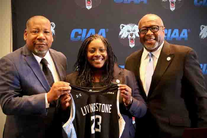 Livingstone introduces new head women’s basketball coach Queen Smith ...