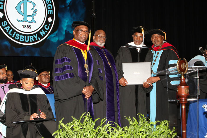 Livingstone announces honorary doctorate degrees, Adrian M. Miller ...