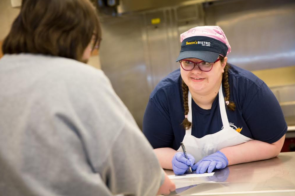 Rowan-Cabarrus Community College S.O.A.R. students work in campus cafe ...