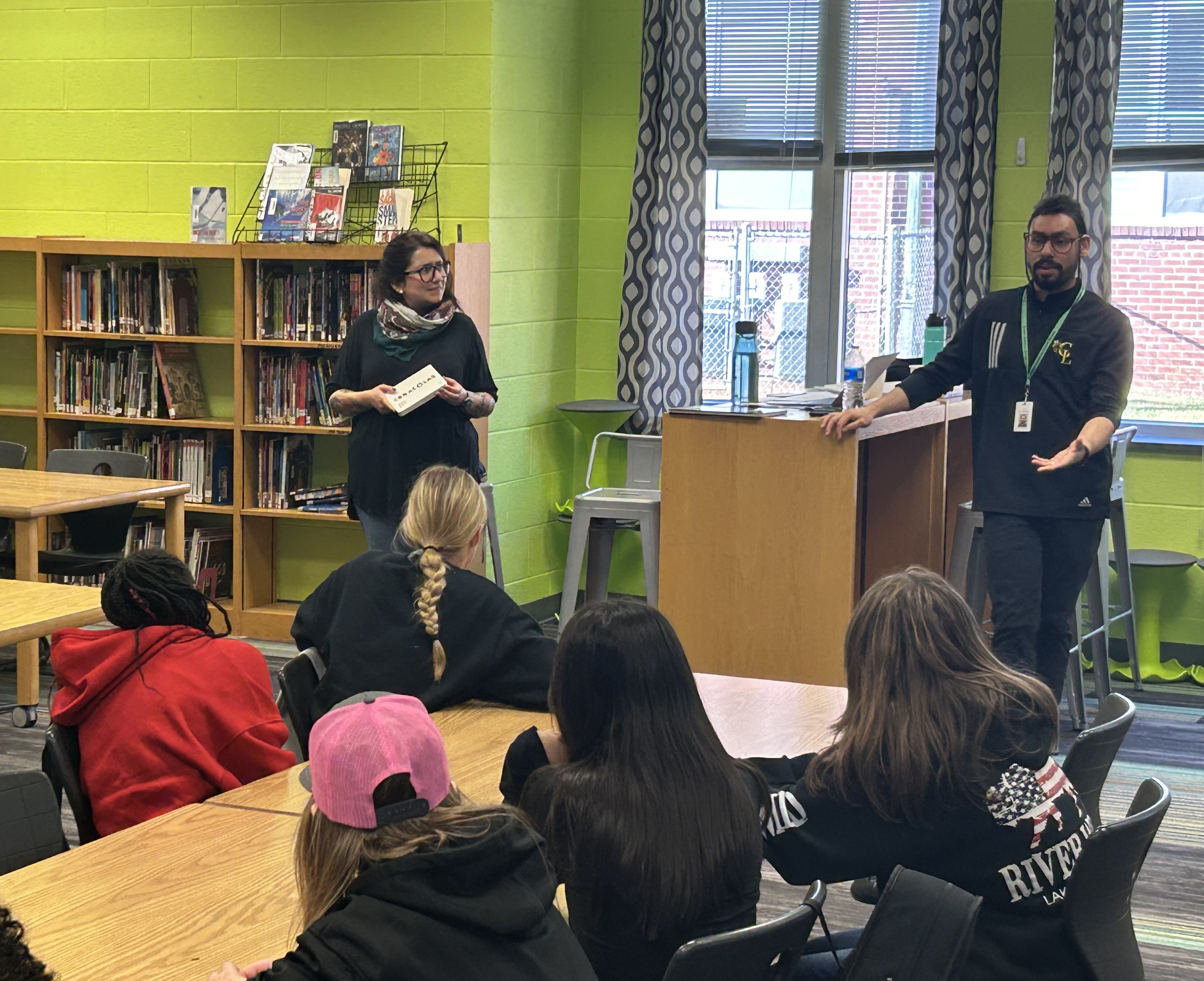 On the same page: Corriher-Lipe Middle students explore creative ...