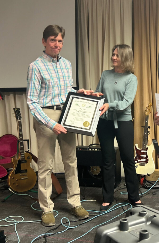 Whisenant surprised with Order of Long Leaf Pine presentation ...