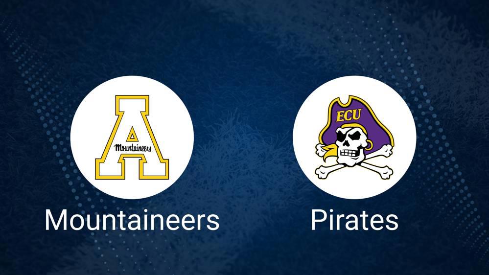 Appalachian State vs. East Carolina Sept. 14 Tickets & Start Time ...