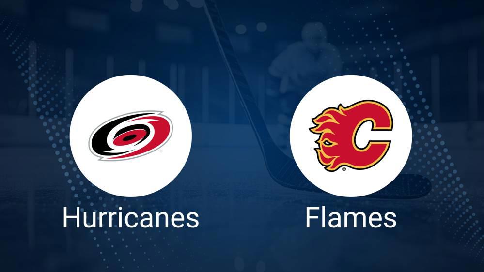 Where to Watch Carolina Hurricanes vs. Calgary Flames on TV or Streaming Live – October 24 ...