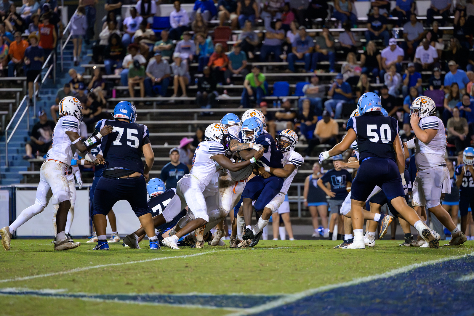 High school football: Offensive line a key to Falcons' success ...