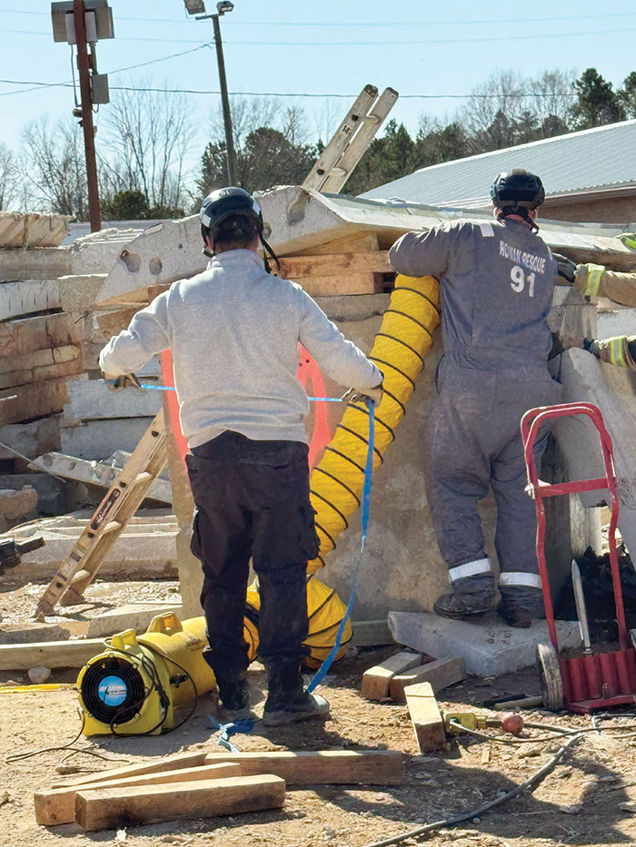 Firefighters get hands on with structural collapse training | Salisbury ...