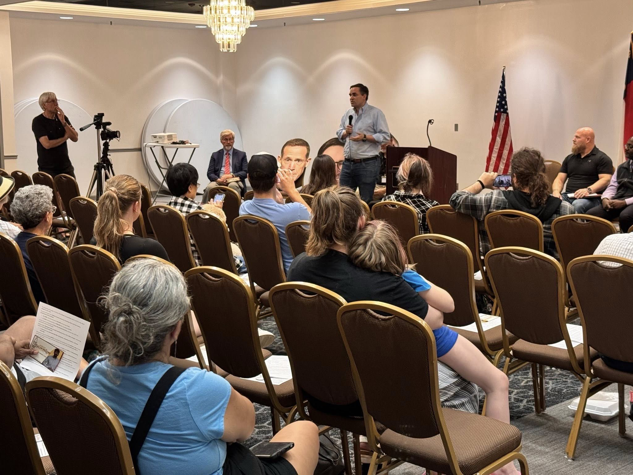 “Folks are concerned.” — Senate candidate joins RoCo town hall ...