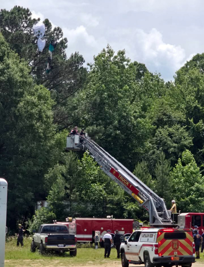 Parachutist pulled from tree in high-angle rescue | Salisbury Post