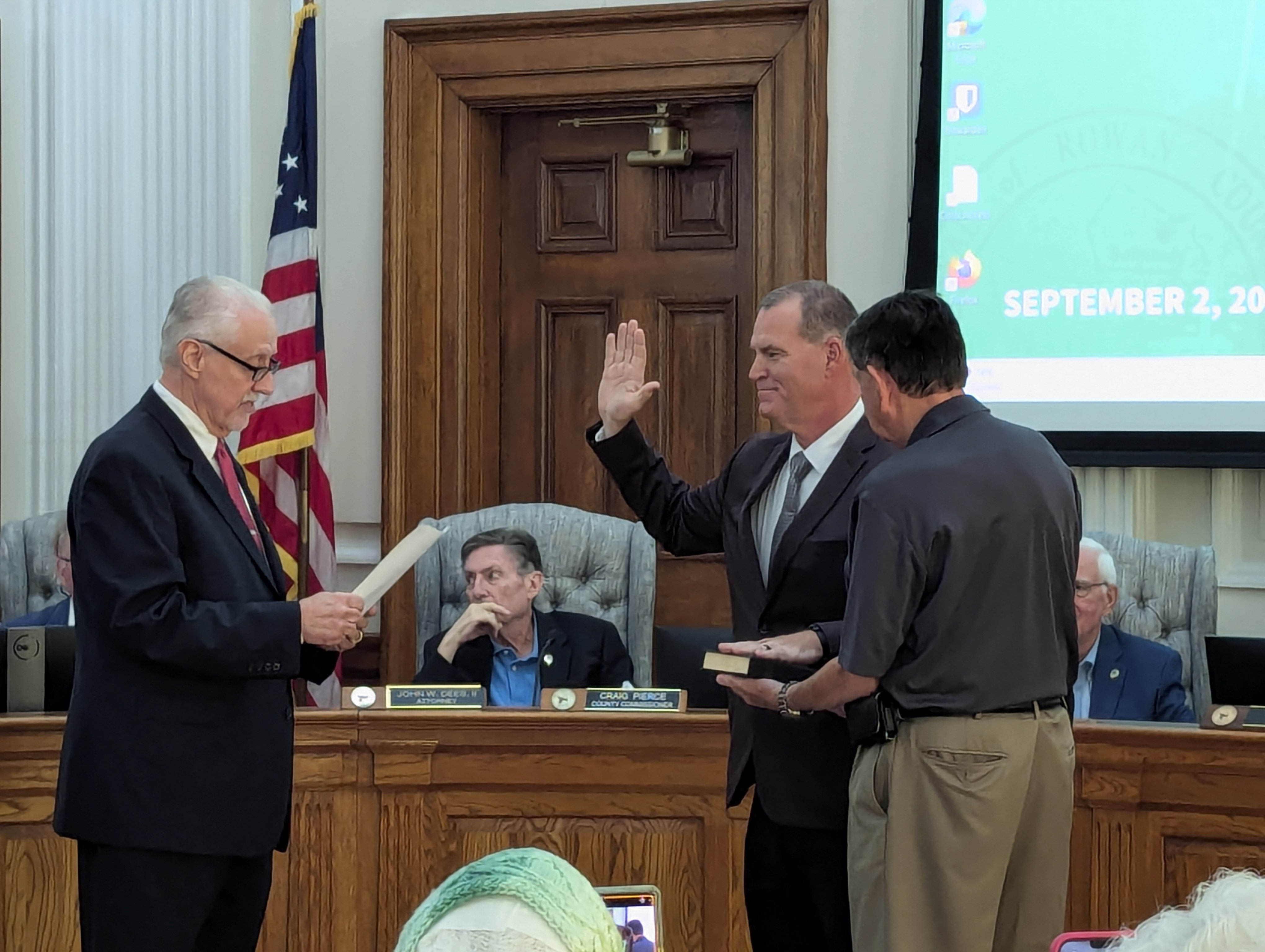 Caskey sworn in to County Commission seat | Salisbury Post