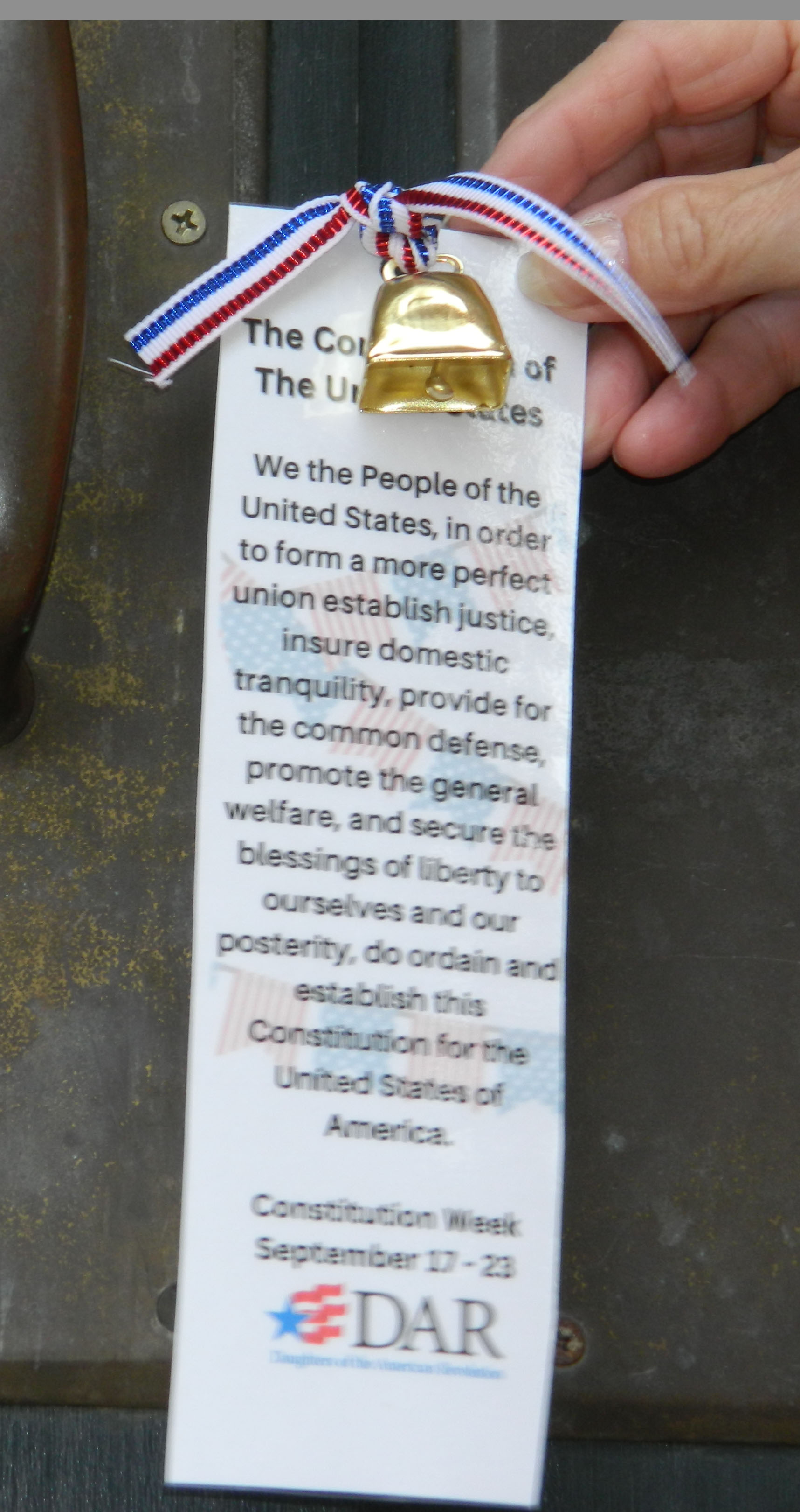 Elizabeth Maxwell Steele DAR Chapter celebrates Bells Across America ...