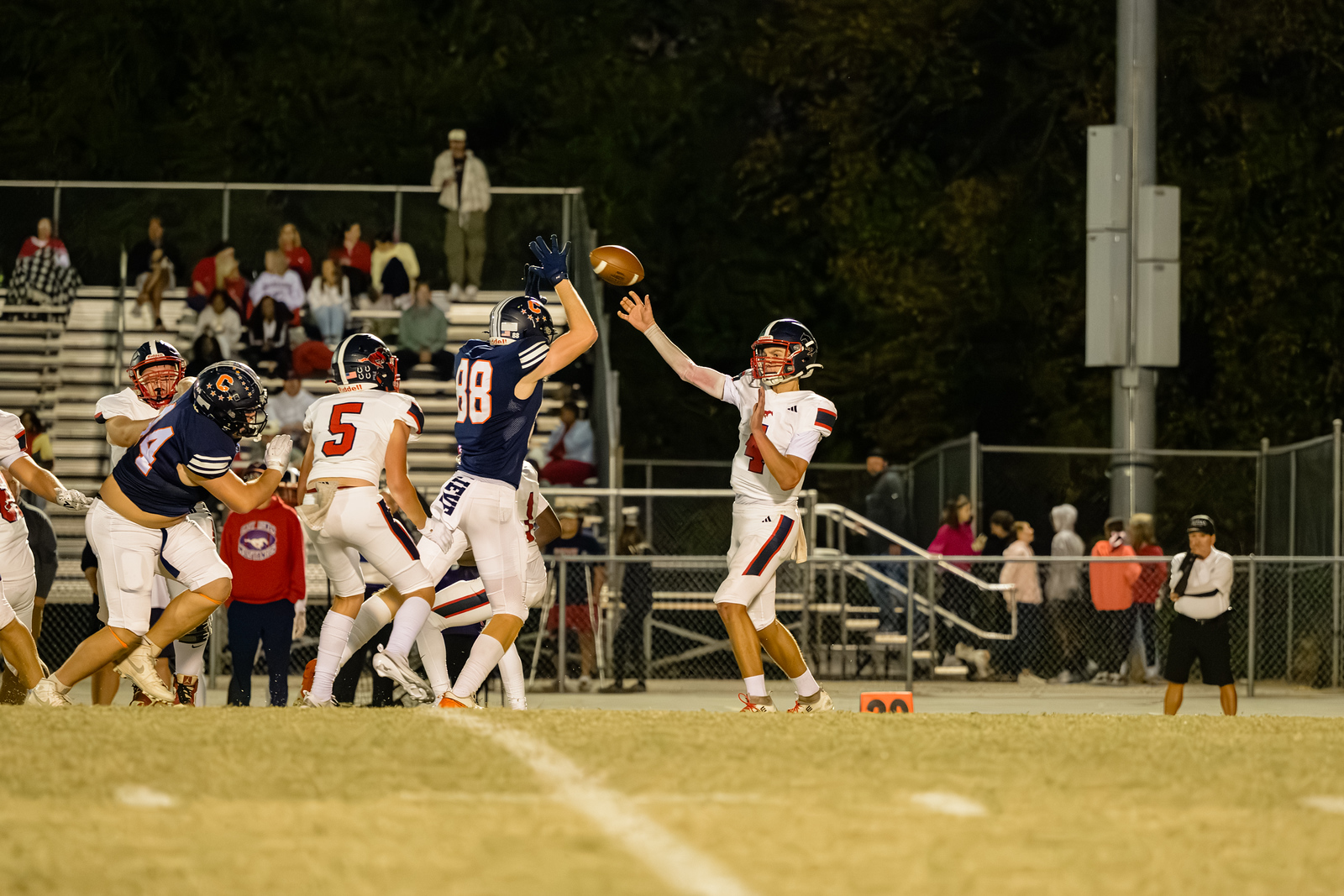 High school football: Mustangs pound South with ground attack ...