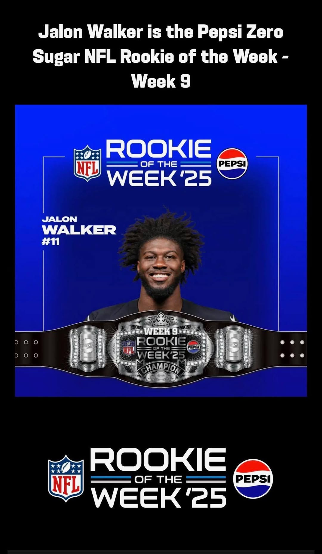 NFL: Walker is Rookie of the Week | Salisbury Post