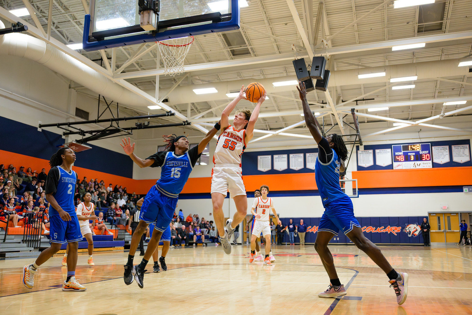 High school boys basketball: Perry scores 36 in tight Carson win ...